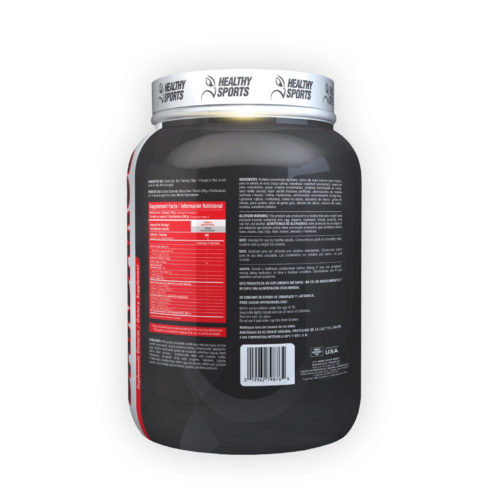 Las mejores Proteínas hipercaloricas: BARBARUS 910GR